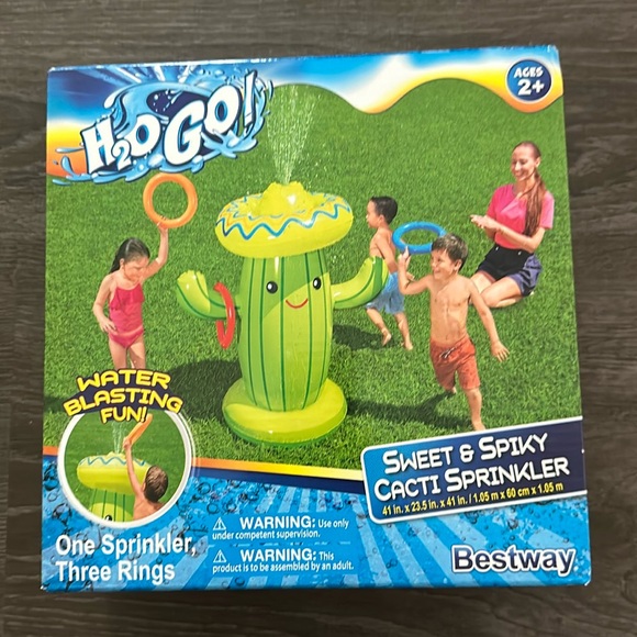 Bestway | Swim | New H2o Go Sweet Spiky Cacti Cactus Sprinkler With ...